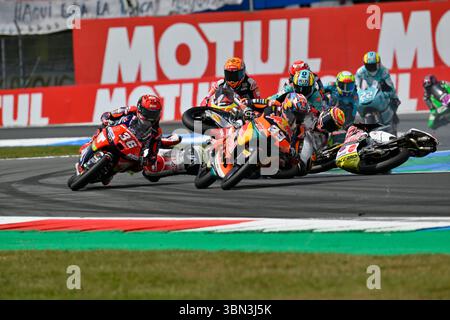 72 FURUSATO Taiyo (jpn), Honda Team Asia, action 28 QUILES Maximo (spa ...