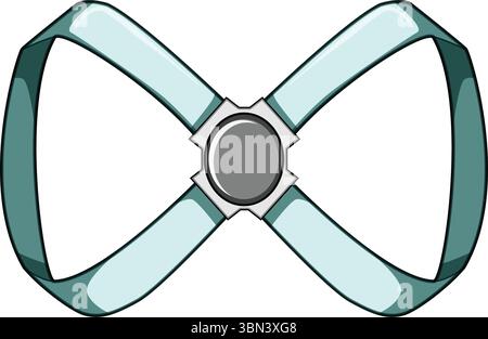 therapy back posture corrector cartoon vector illustration Stock Vector ...