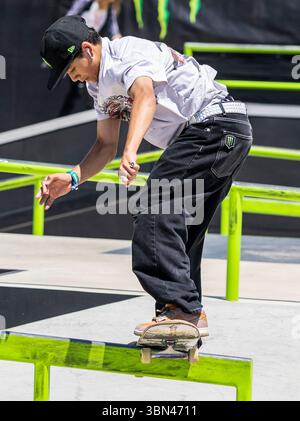 June 28 2025 Salt Lake City UT U.S.A. Skater Jada Ward gets big air ...