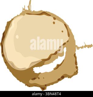 removal coffee stain cartoon vector illustration Stock Vector Image ...