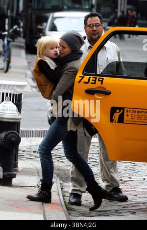 Naomi Watts with her son Sam in New York City - 31 October 2011 Stock ...