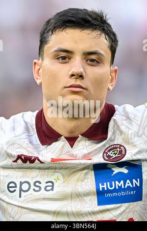 Louis Bielle-Biarrey of UBB during the team's Union Bordeaux Begles ...