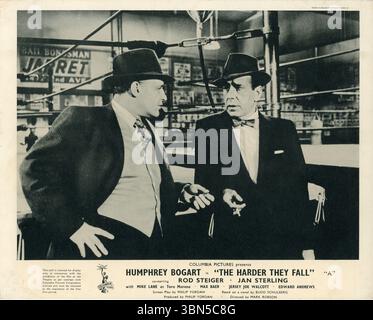 Humphrey Bogart & Rod Steiger Film The Harder They Fall (1958 ...