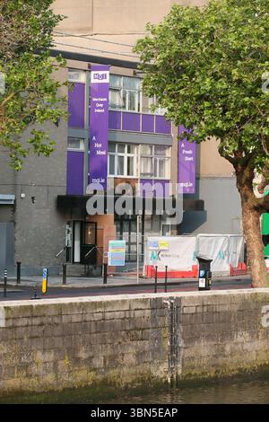 Dublin, Ireland - 03rd June 2025 - Cyclists travel along cycle lanes in ...