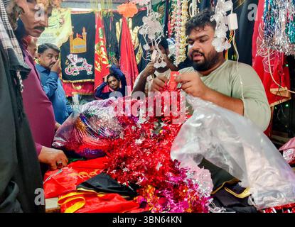 Vendor sells sacred items used in Azadari for Muharram-ul- Haram sacred ...