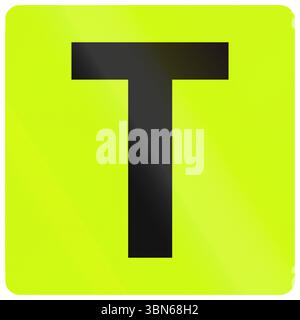 Temporary railway speed limit sign in the UK - 20 mph Stock Photo - Alamy