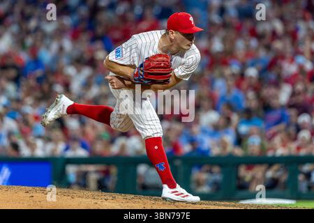 Philadelphia Phillies pitcher Tanner Banks during a baseball game ...