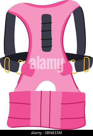 brace back posture corrector cartoon vector illustration Stock Vector ...
