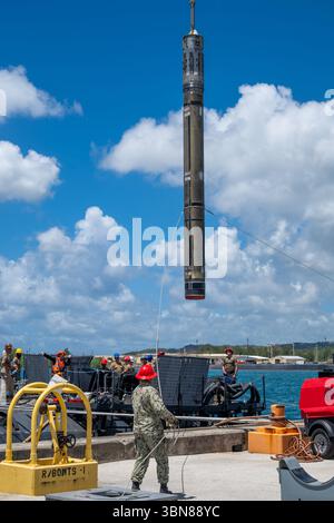 NAVAL BASE GUAM (May 6, 2025) – Sailors assigned to Navy Munitions ...