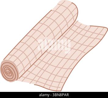sterile gauze roll cartoon vector illustration Stock Vector Image & Art ...