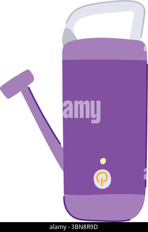 outdoor hand crank flashlight cartoon vector illustration Stock Vector ...
