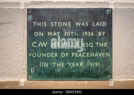 Peacehaven, June 2nd 2025: The Meridian Monument Stock Photo - Alamy