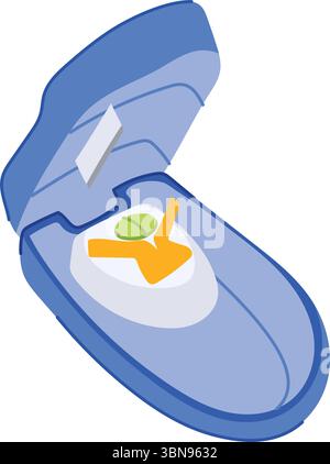 tool pill cutter cartoon vector illustration Stock Vector Image & Art ...