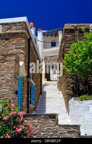 Streets at Tinos, Cyclades, Greece Stock Photo - Alamy