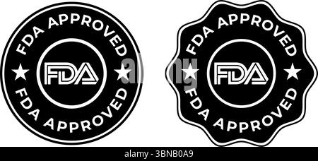 FDA-approved vector stamp, FDA-approved badge logo, FDA approved logo ...