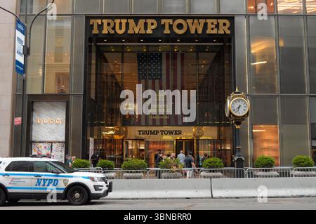 Trump Tower is seen on Fifth Avenue in Manhattan, New York City. (Photo ...