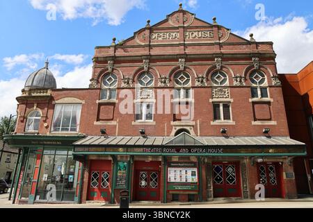 Theatre Royal and Opera House, Wakefield, Yorkshire, England Stock ...
