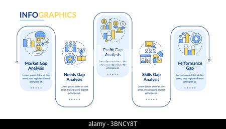Types of gap analysis infographic 5 steps Stock Vector Image & Art - Alamy