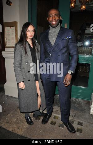 Alexa Heron and Mark Ebulue at the Colonel Saab Trafalgar Square ...