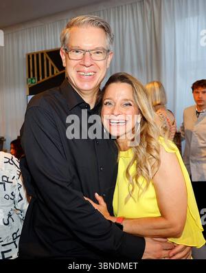 Frank Thelen mit Ehefrau Nathalie bei der Media Night 2024 beim CHIO ...
