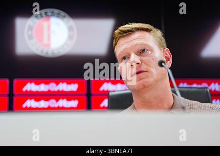 Rotterdam - Press officer Robin Jongmans of Feyenoord during a friendly ...