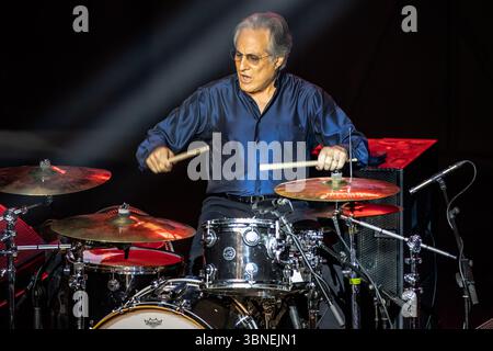 Milan, Italy. 1st July, 2025. The American E Street Band drummer MAX ...