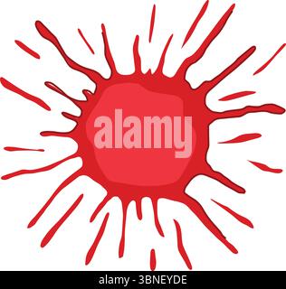 detection blood stain cartoon vector illustration Stock Vector Image ...