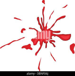 investigation blood stain cartoon vector illustration Stock Vector ...