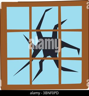 restoration broken wood windows cartoon vector illustration Stock ...