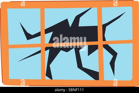 restoration broken wood windows cartoon vector illustration Stock ...
