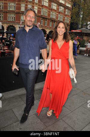 Nick Feeney and Andrea McLean at the "A Haunting in Venice" film ...