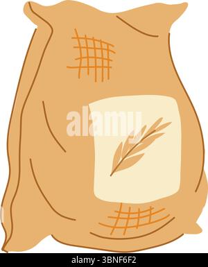 brand cereal bag cartoon vector illustration Stock Vector Image & Art ...