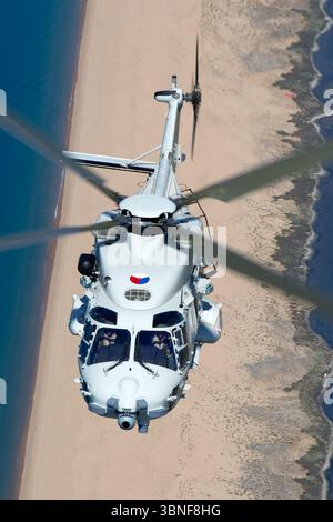 The NH90NFH Silverback helicopter, registration N258, part of the Royal ...