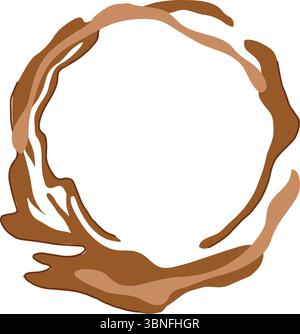 removal coffee stain cartoon vector illustration Stock Vector Image ...