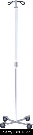 wellness hydration iv drip stand cartoon vector illustration Stock ...