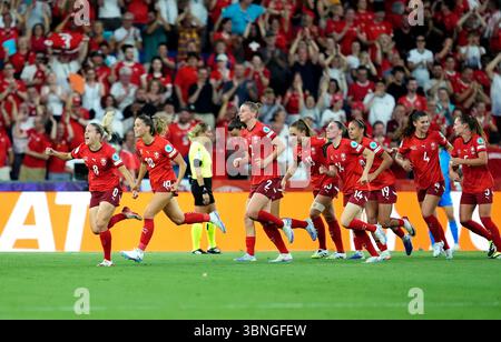 Switzerland's Nadine Riesen during the international friendly match at ...