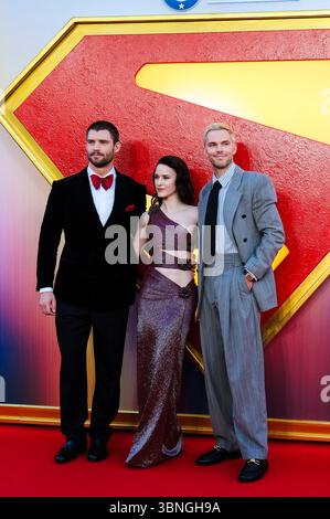 Nicholas Hoult, Rachel Brosnahan und David Corenswet bei der ...