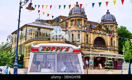 Ice cream van parked outside The opera House,Buxton,uk Stock Photo - Alamy