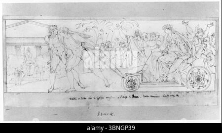 Cléobis och Biton by Louis Masreliez Stock Photo - Alamy