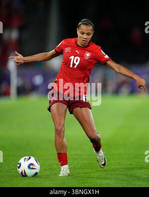 Switzerland's Iman Beney during the UEFA Women's Euro 2025 Group D ...