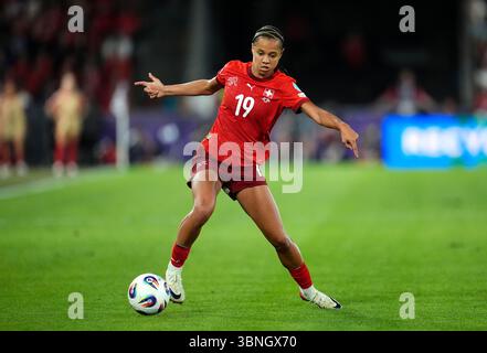 Switzerland's Iman Beney during the UEFA Women's Euro 2025 Group D ...