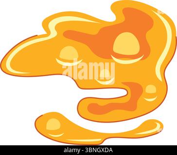 molten lava puddle cartoon vector illustration Stock Vector Image & Art ...