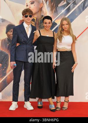 Joe Freeman, Amanda Abbington and Grace Freeman at the "Mission ...