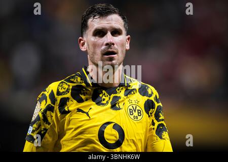 DORTMUND - Pascal Gross of Borussia Dortmund during a friendly match ...