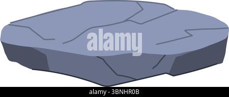 marble stone platform cartoon vector illustration Stock Vector Image ...