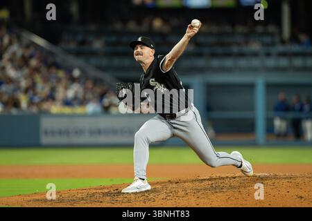 Chicago White Sox pitcher Tyler Alexander throws during the fourth ...