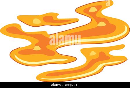 magma lava puddle cartoon vector illustration Stock Vector Image & Art ...