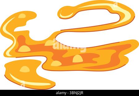 molten lava puddle cartoon vector illustration Stock Vector Image & Art ...