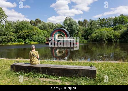 The Looping Boat by British artist Alex Chinneck celebrates Sheffield’s ...