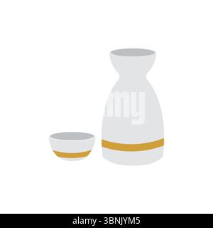 vase mug jug pitcher sake bottle emoji symbol sign icon vector ...